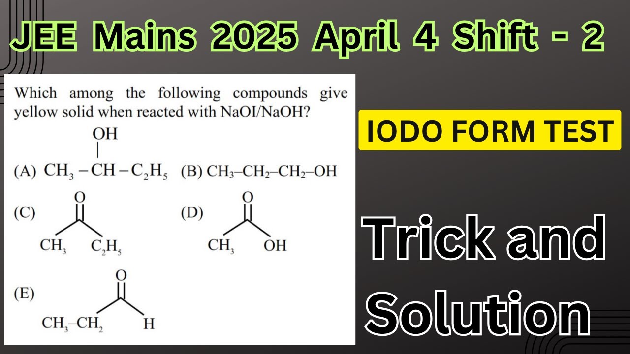 Which among the following compounds give yellow solid when reacted with ...