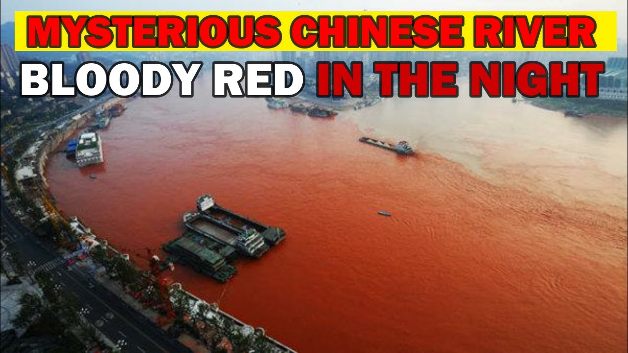 River In China Mysteriously Turns Bloody Red Overnight - YouTube