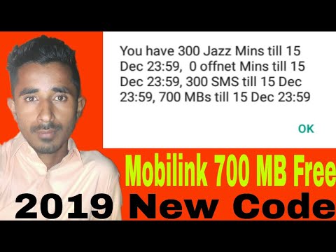 Jazz 700 MBs Internet Free New Code 2019 || Sardar Ali TV - YouTube
