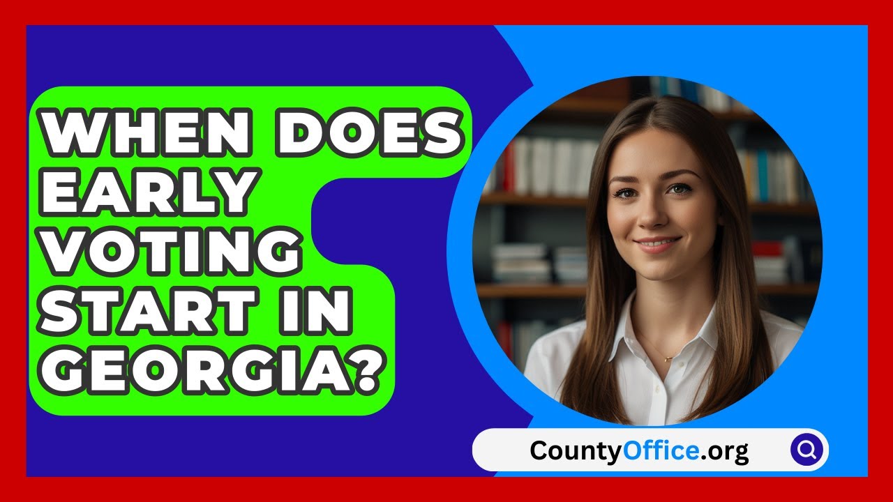 When Does Early Voting Start in Georgia? | CountyOffice.org - YouTube