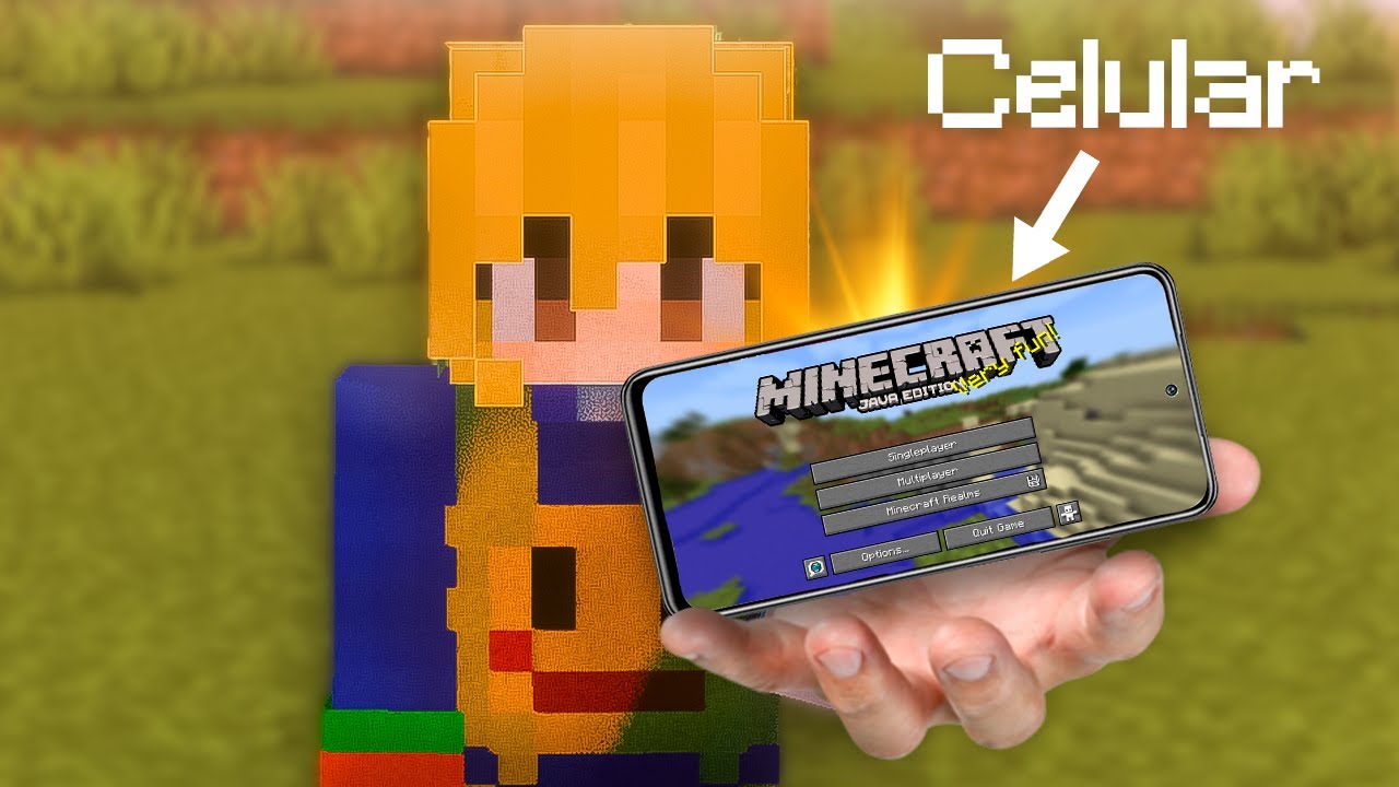 Jugué MINECRAFT JAVA en un CELULAR. - YouTube