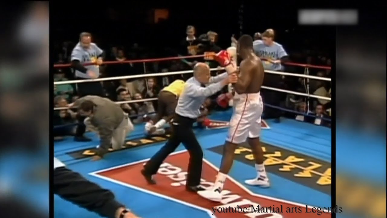 Evander Holyfield - Riddick Bowe 2. 31/57 fight.(HD) - YouTube
