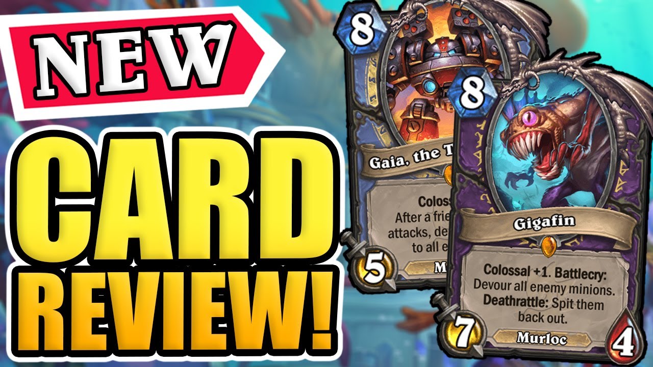 Hello Colossal MURLOC & MECH MAGE?! | Hearthstone Sunken City Card ...