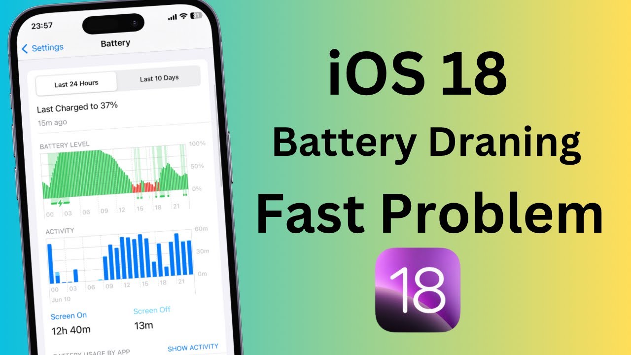 iOS 18 Battery Drain Problem | How to Fix iPhone Battery Draining Fast ... iOS 18 Battery Drain Problem | How to Fix iPhone Battery Draining Fast ...