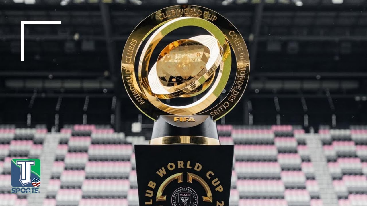 Inter Miami WELCOMES FIFA Club World Cup TROPHY - YouTube