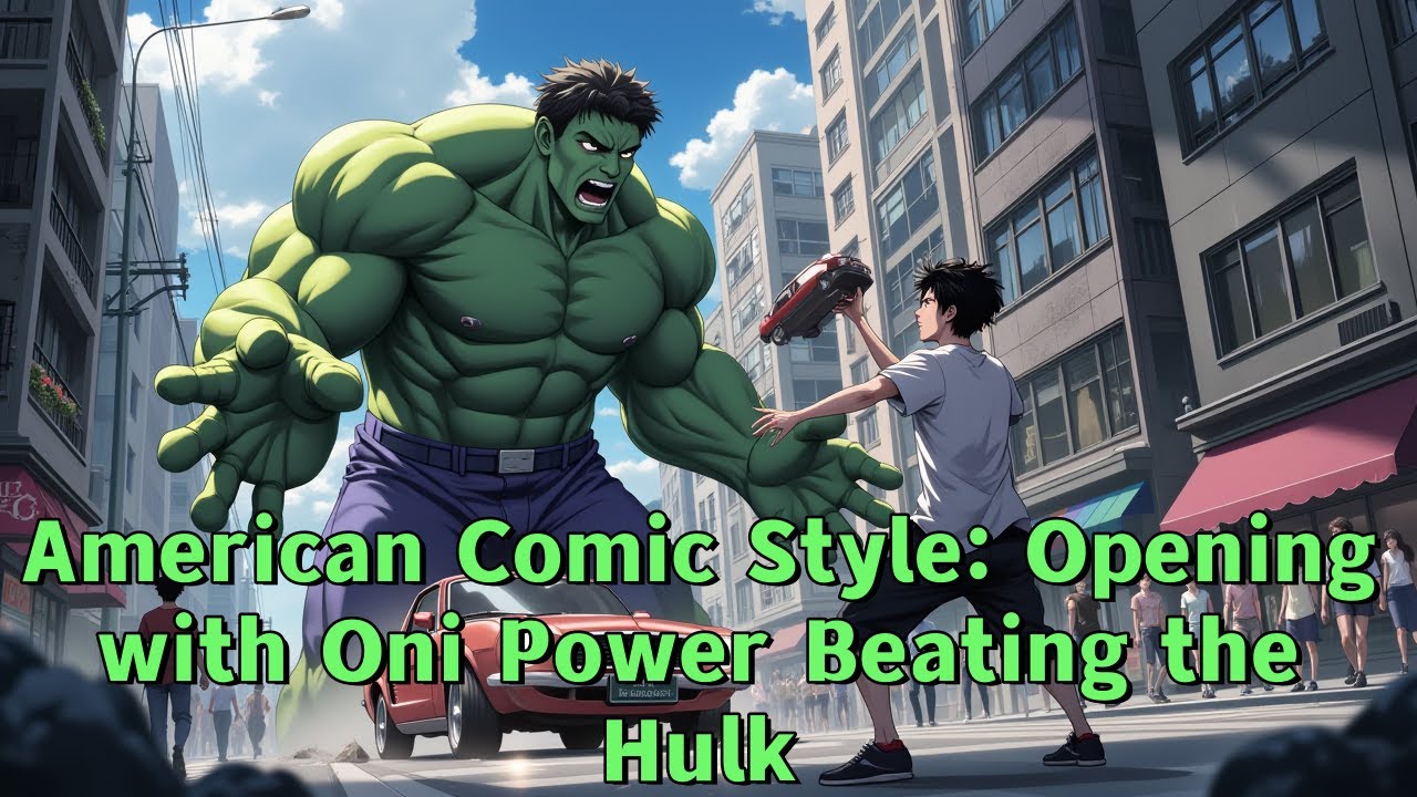 American Comic Style: Opening with Oni Power, Beating the Hulk - YouTube