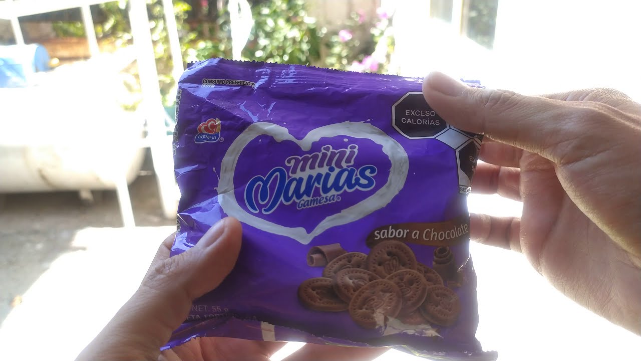 Mini Galletas Marías Gamesa Sabor Chocolate Reseña y Opinión - YouTube