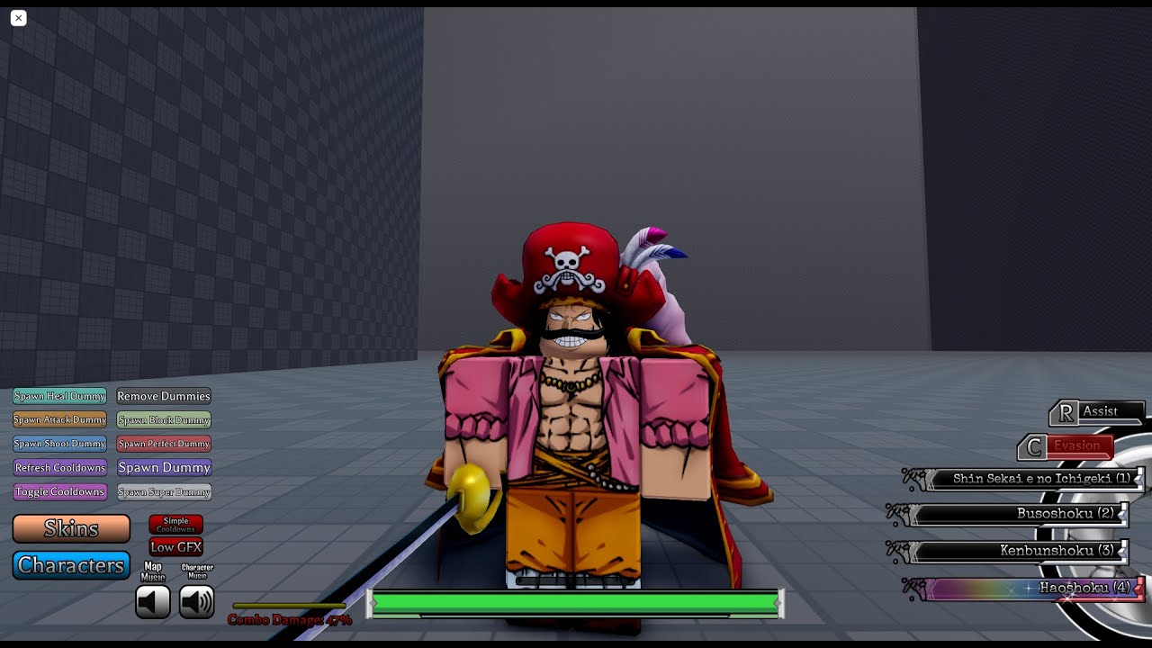 Roblox(Heavens Arena) Shanks 100-0 combo. - YouTube