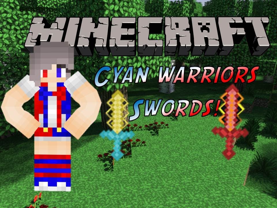 Mod Review: Cyan Warriors Sword Mod! - YouTube