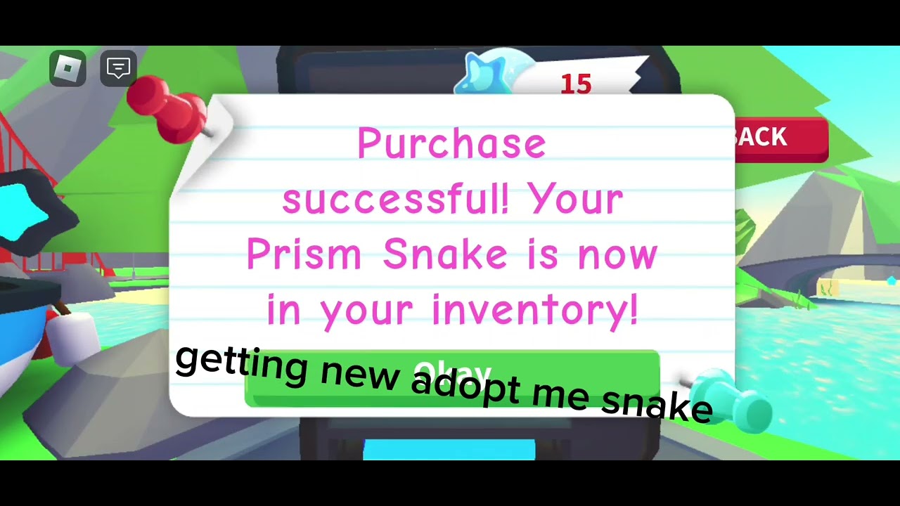 Getting The New Adopt Me Snake!1!1 - YouTube
