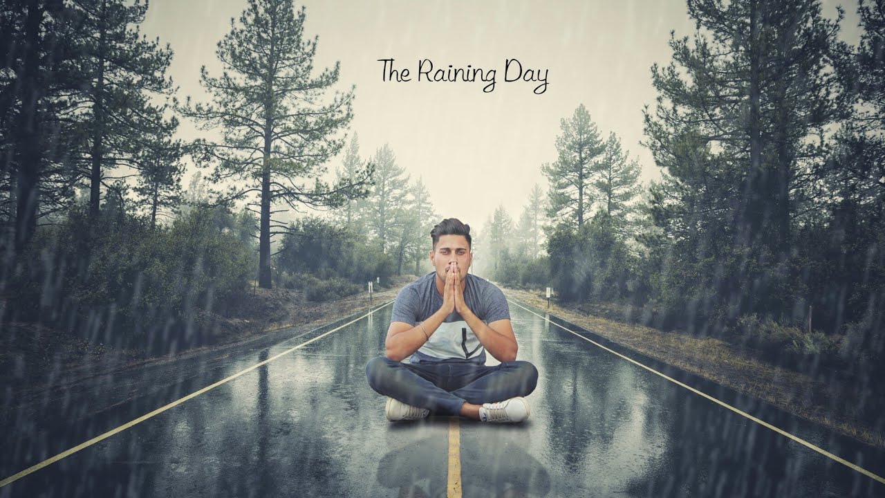 Raining Day | Photoshop Photo manipulation Tutorial | Photoshop cc ...