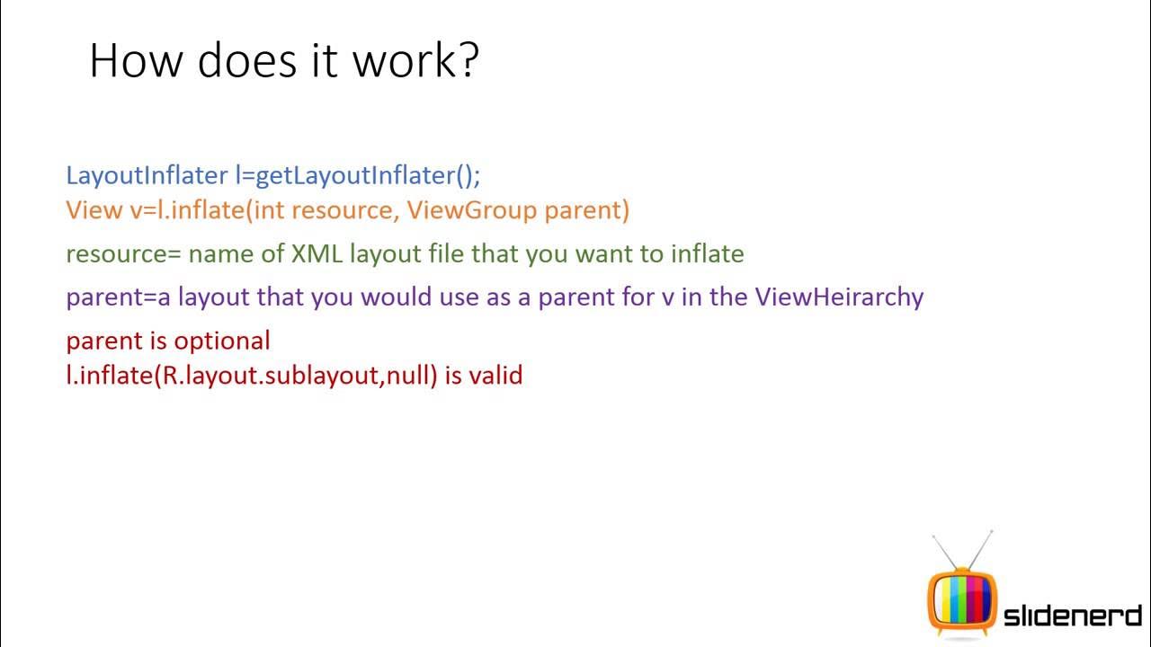 81 Android LayoutInflater Part 1 Android Tutorial For Beginners HD - YouTube
