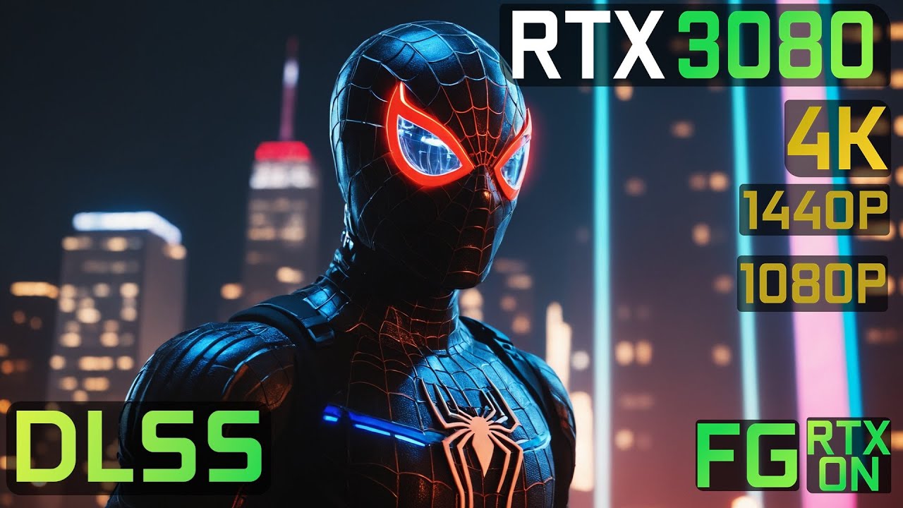 Spider-man 2 - RTX 3080 - This GPU can still Do 4K!!!!!! - YouTube