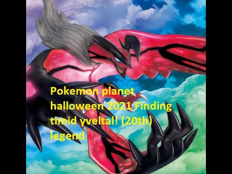 Finding my 20th wild legendary in pokemon planet halloween 2021 - YouTube