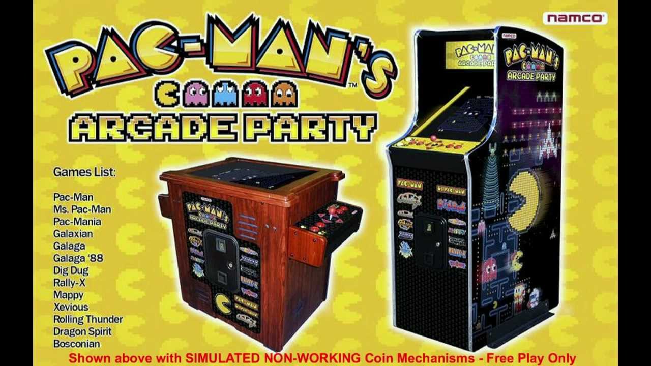 Pac Man's Arcade Party - Cabaret & Cocktail Non-Coin Models - BMIGaming ...
