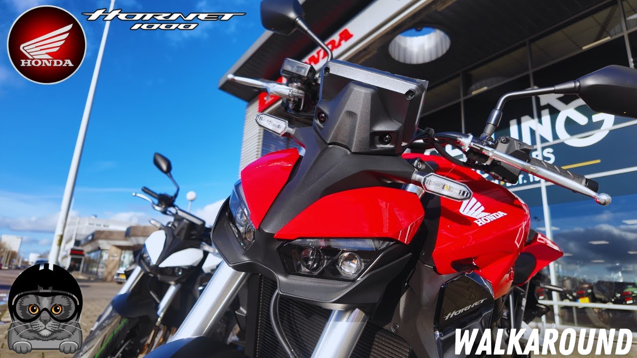 Honda CB1000 Hornet 2025 Walkaround & Details (Red version) - YouTube