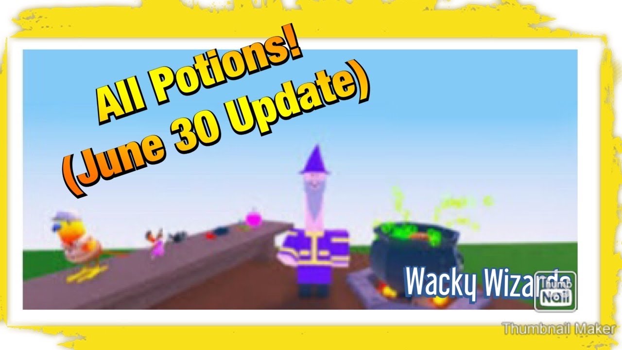 How to Make All Potions in Wacky Wizards (June 30) - YouTube