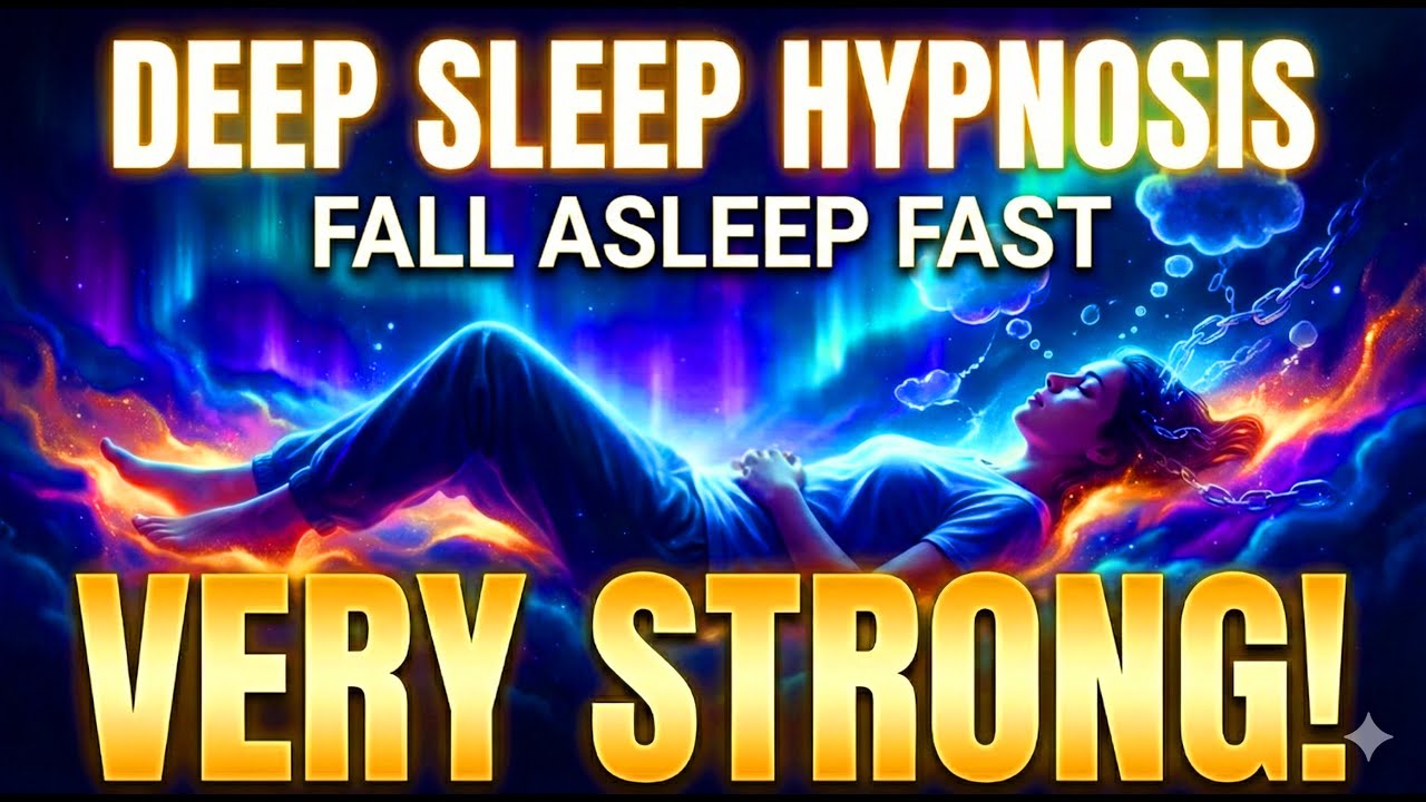 Deep Sleep Hypnosis 🌙 (Very Strong!!) Instantly Fall Asleep & Let Go of ...