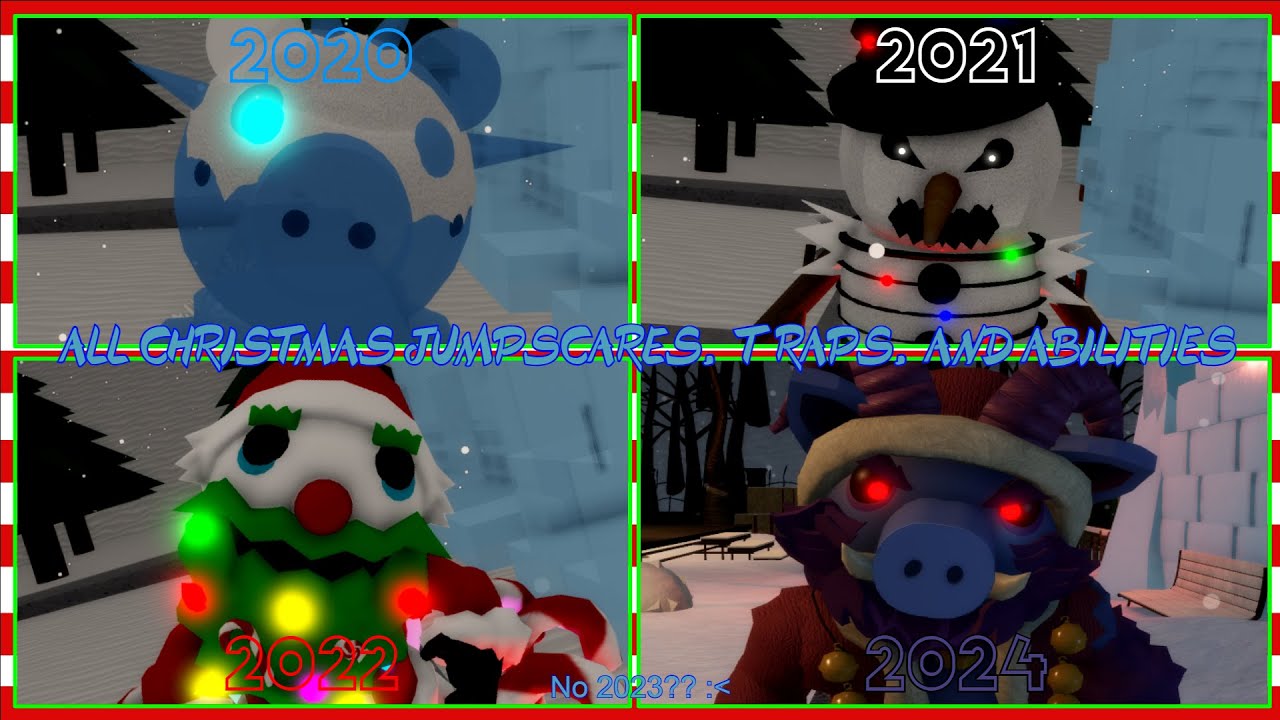 Piggy [PIGMAS]: EVERY Christmas Skins JUMPSCARES, TRAPS, and ABILITIES ...