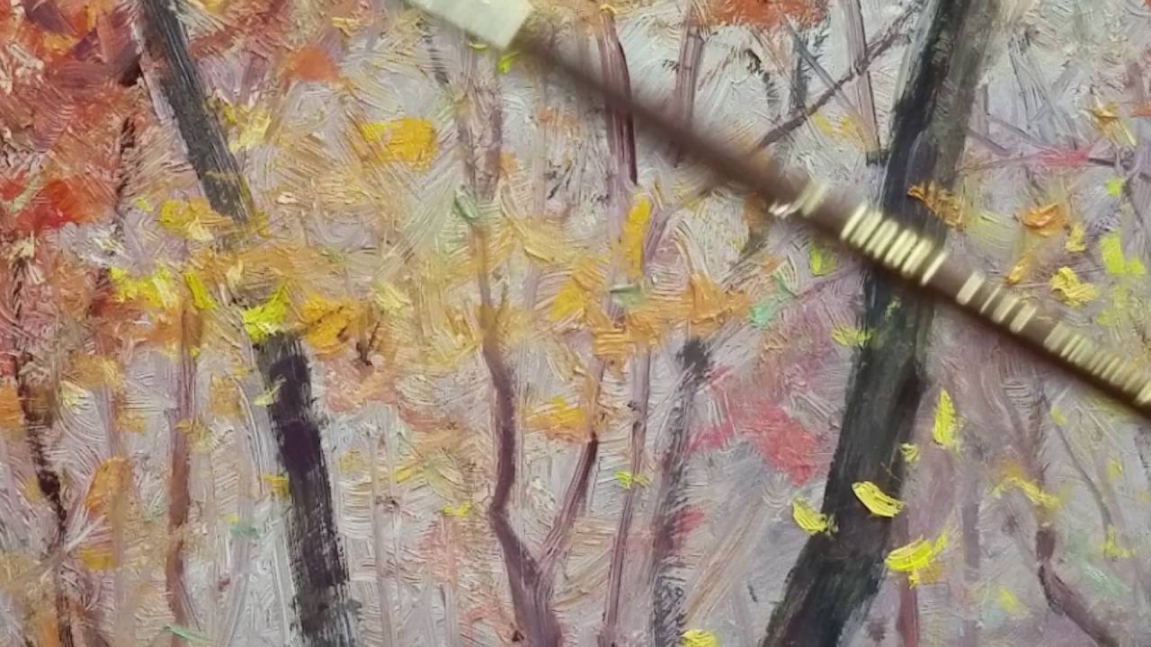 How to Paint Leaf Highlights - YouTube