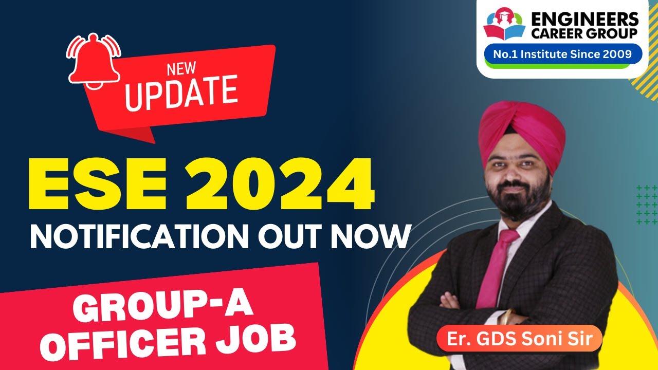 ESE 2024 Notification Out Now - YouTube