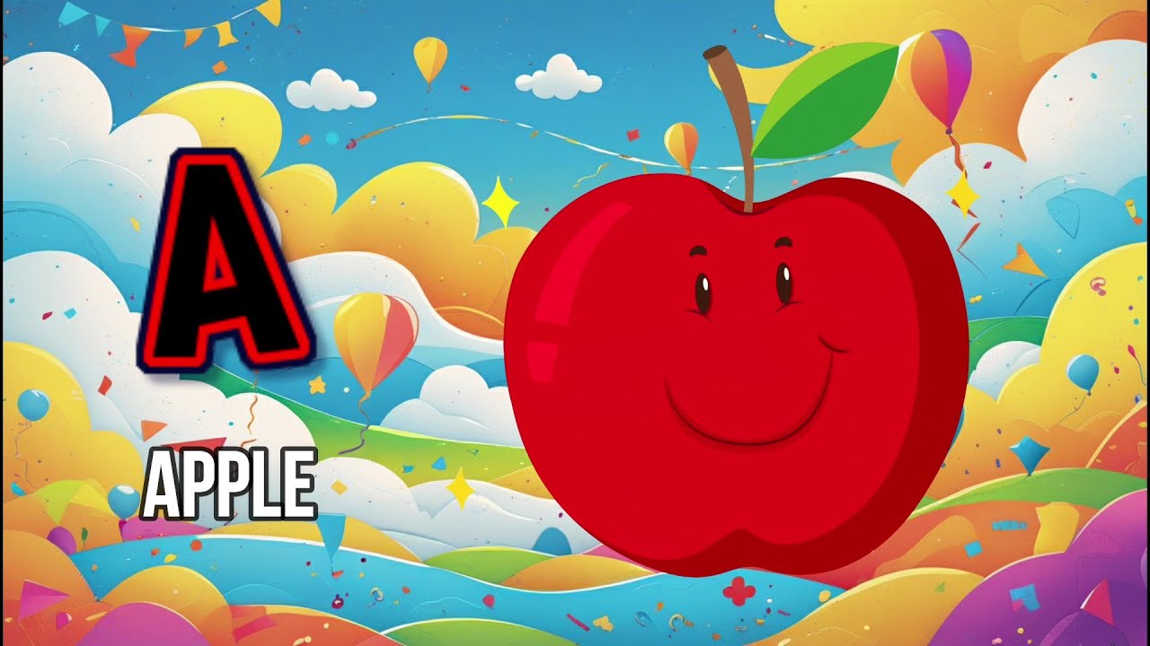 ABC Song for Kids | A for Apple | Alphabet Song with Colorful ...