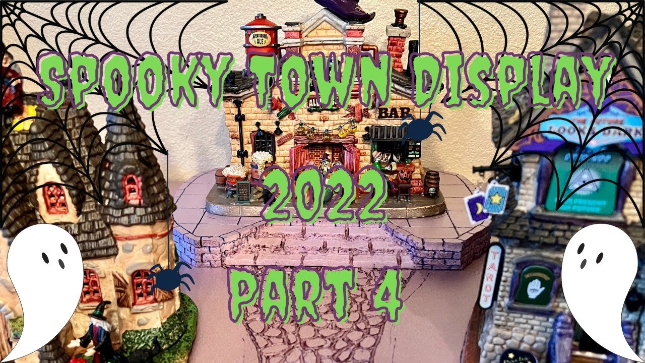 Lemax Spooky Town Display 2022 Part 4 - YouTube