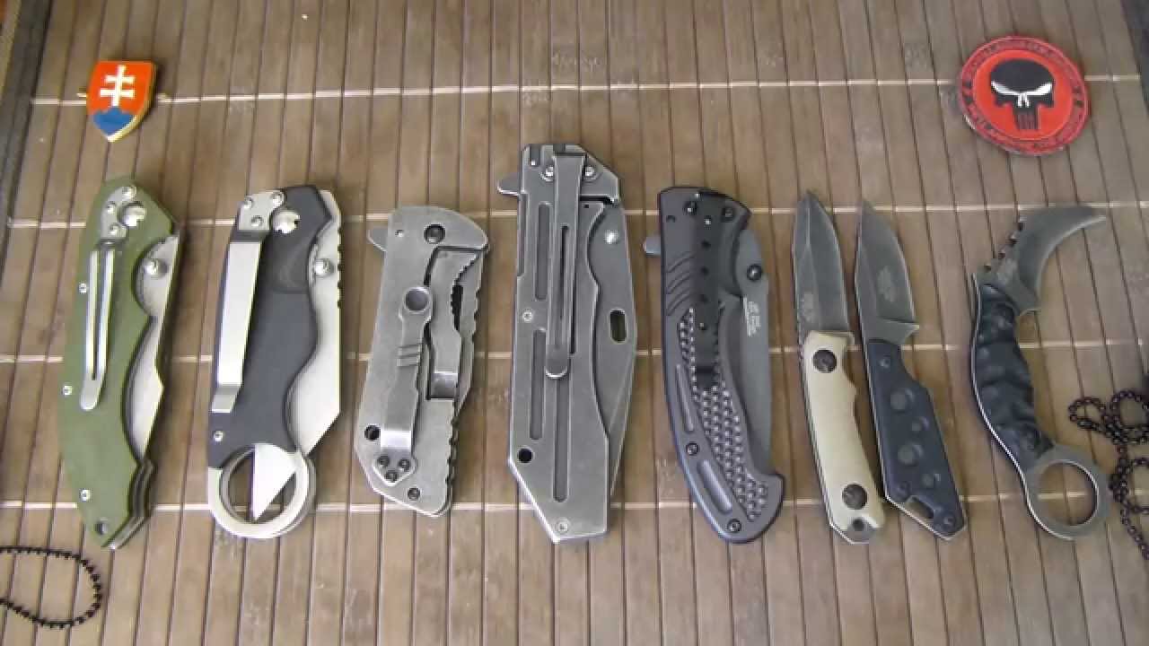 M TECH USA Knives Collection update - YouTube