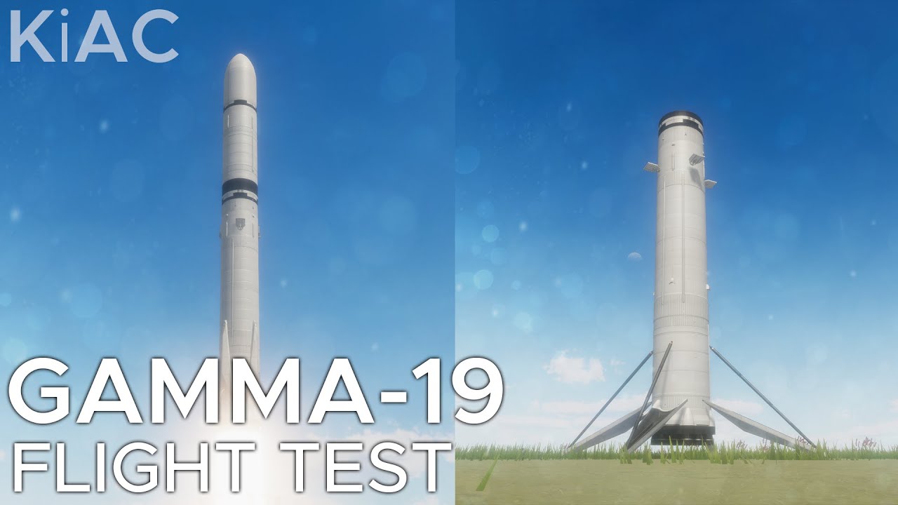 Gamma 19 Flight Test (KSP) - YouTube