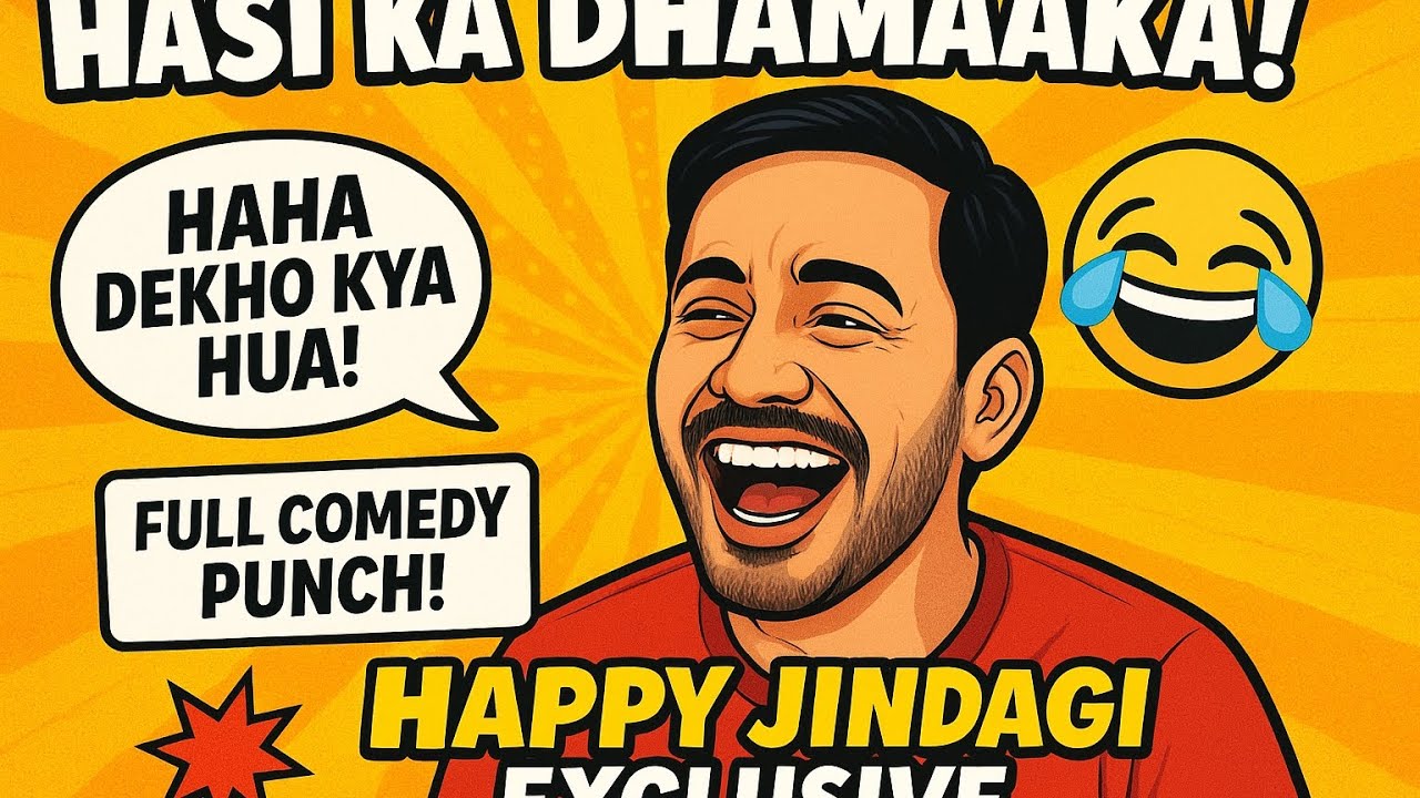 😂 Has Has Ke Lotpot! Funny Punchlines & Full Comedy Fun | Happy Jindagi ...