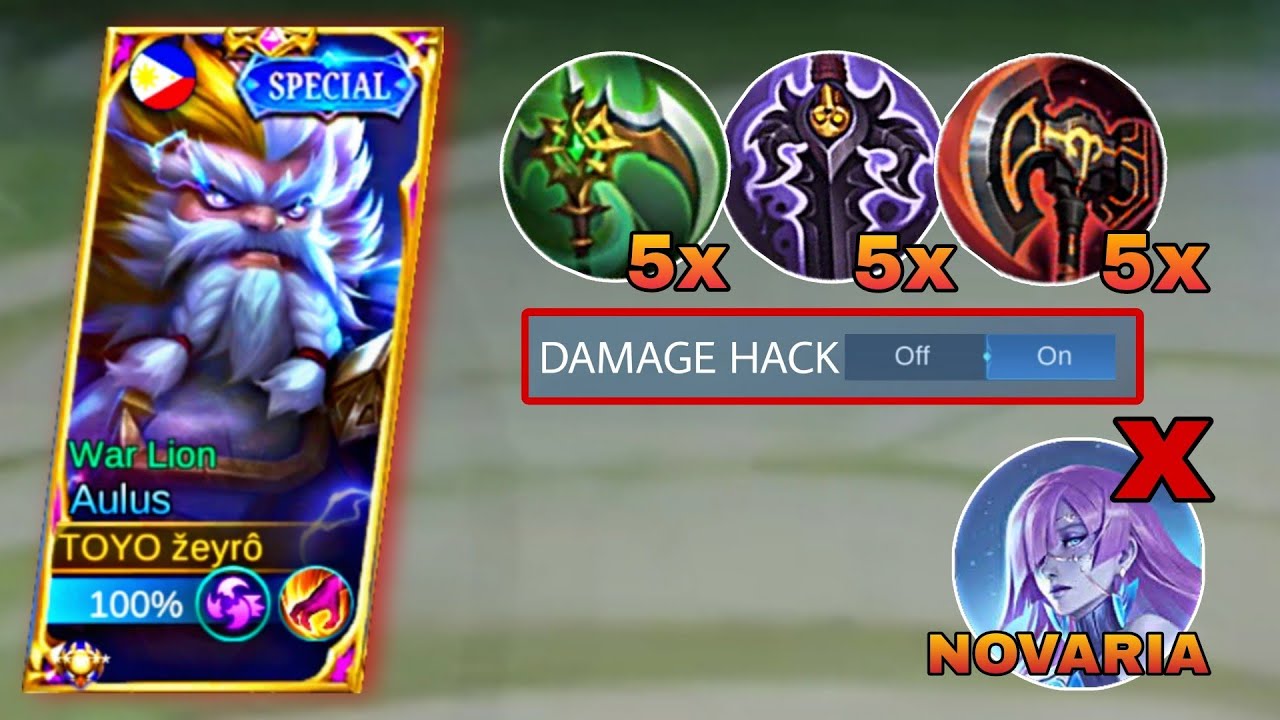 AULUS 5X FULL STACK BUILD 2023!! (DAMAGE & ATK SPD HACK??) - MLBB - YouTube