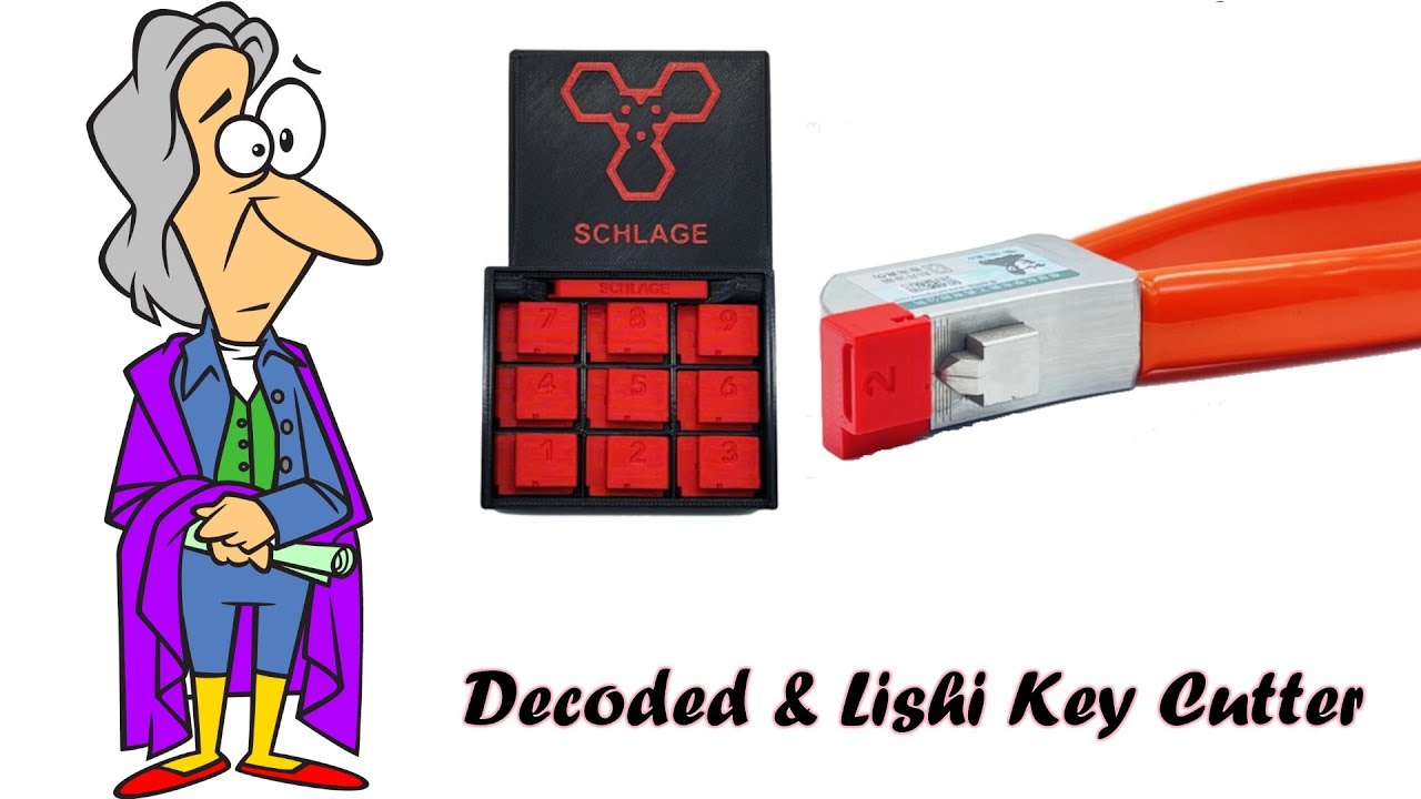 Decoding a Lock and Cutting a Key using Lishi Cutters and Red Team ...