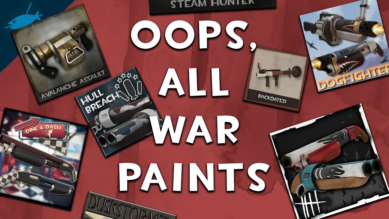 [TF2] Workshop Review 5: Oops, All War Paints - YouTube