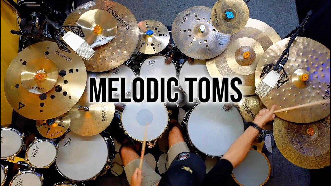 Melodic Toms On The Yamaha Hybrid Oak - YouTube