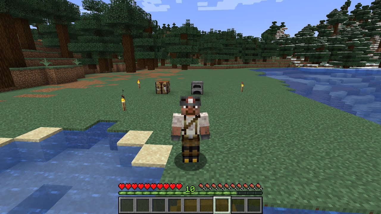 Minecraft Survival Gameplay episode 2 - My friend is healed now. Base ...