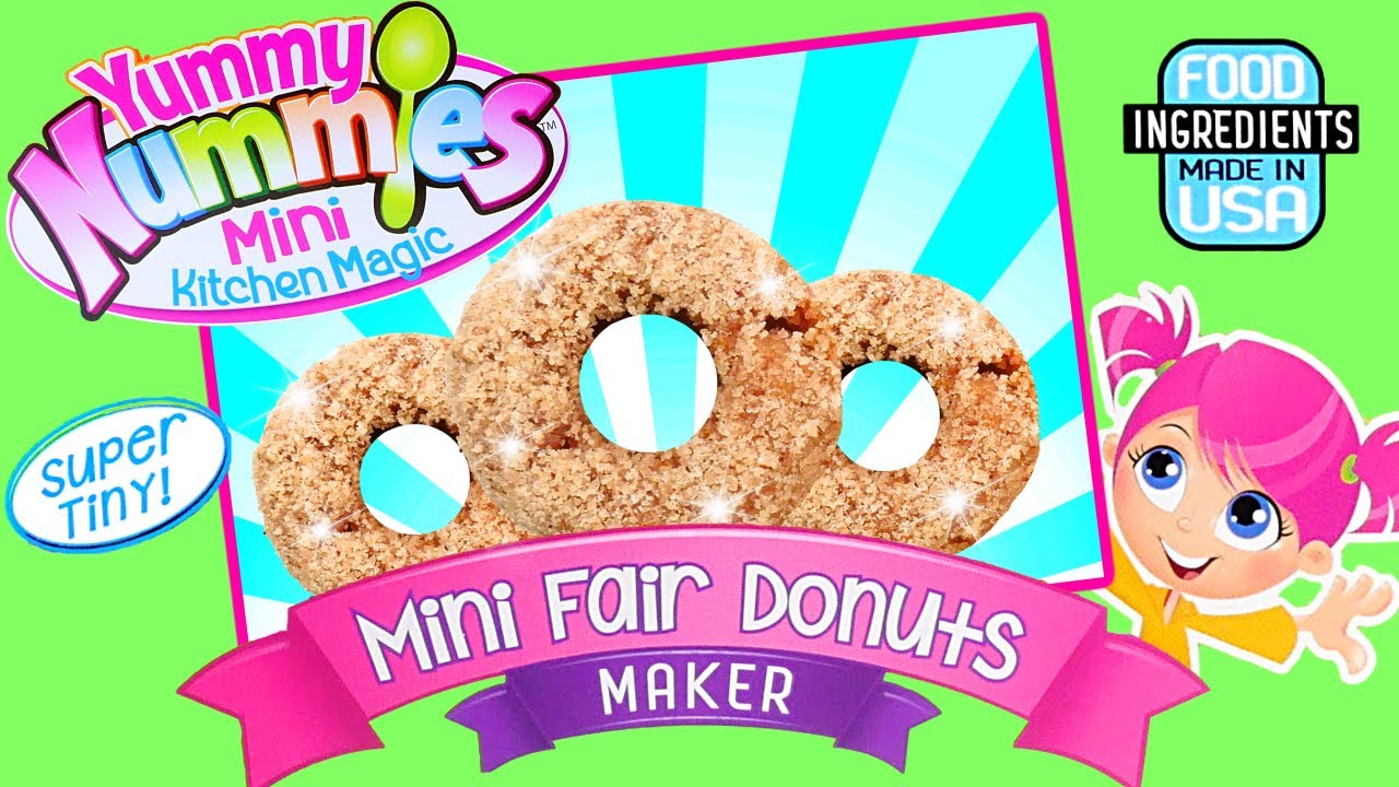Making Yummy Nummies Mini Kitchen Magic Mini Fair Donuts with DCTC Amy ...