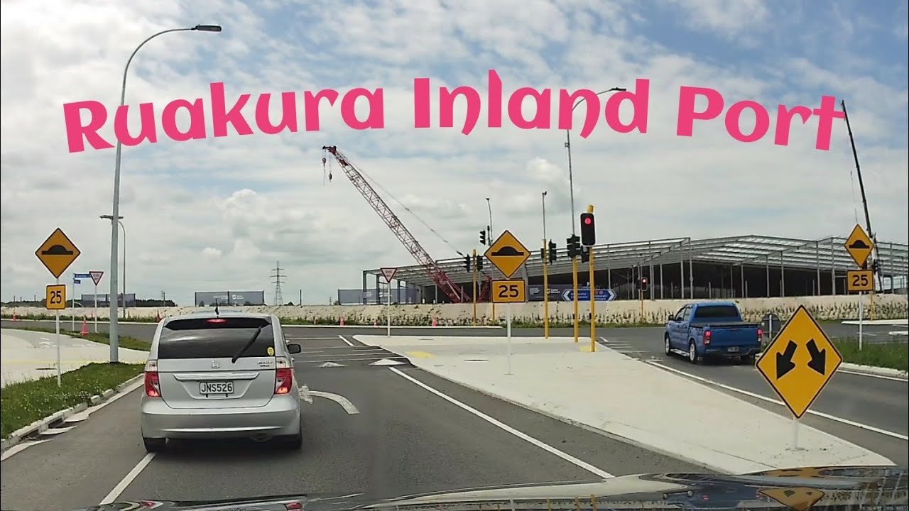 Drive Around Ruakura Superhub: New Zealand’s Largest Inland Port - YouTube