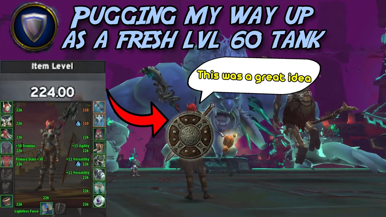 WoW Healer plays Tank in keys [Tanking From Scratch Ep1] - YouTube