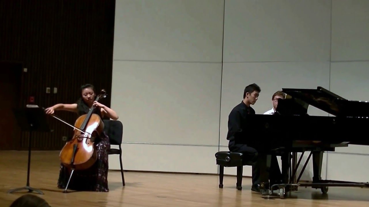 Melody Huang - Grieg Cello Sonata, I. Allegro agitato - YouTube