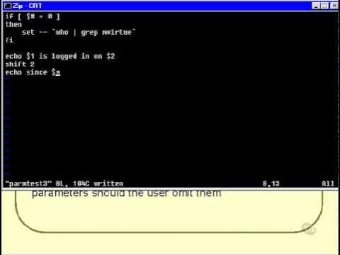 09. Unix Shell Scripting Tutorial - Command-line Parameters (Part 2) - YouTube