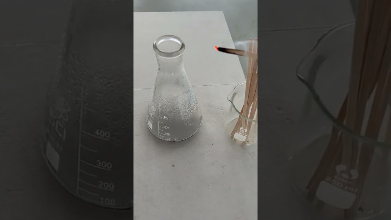 Testing for oxygen with a glowing splint 1 IMG 0432 - YouTube