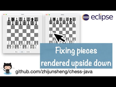 Java Chess 025: Fixing pieces rendered upside down - YouTube