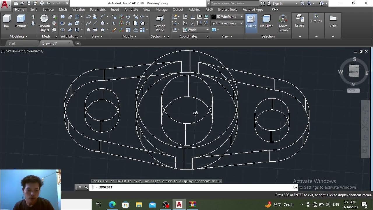 AUTOCAD 3D TRAINING 2 - YouTube