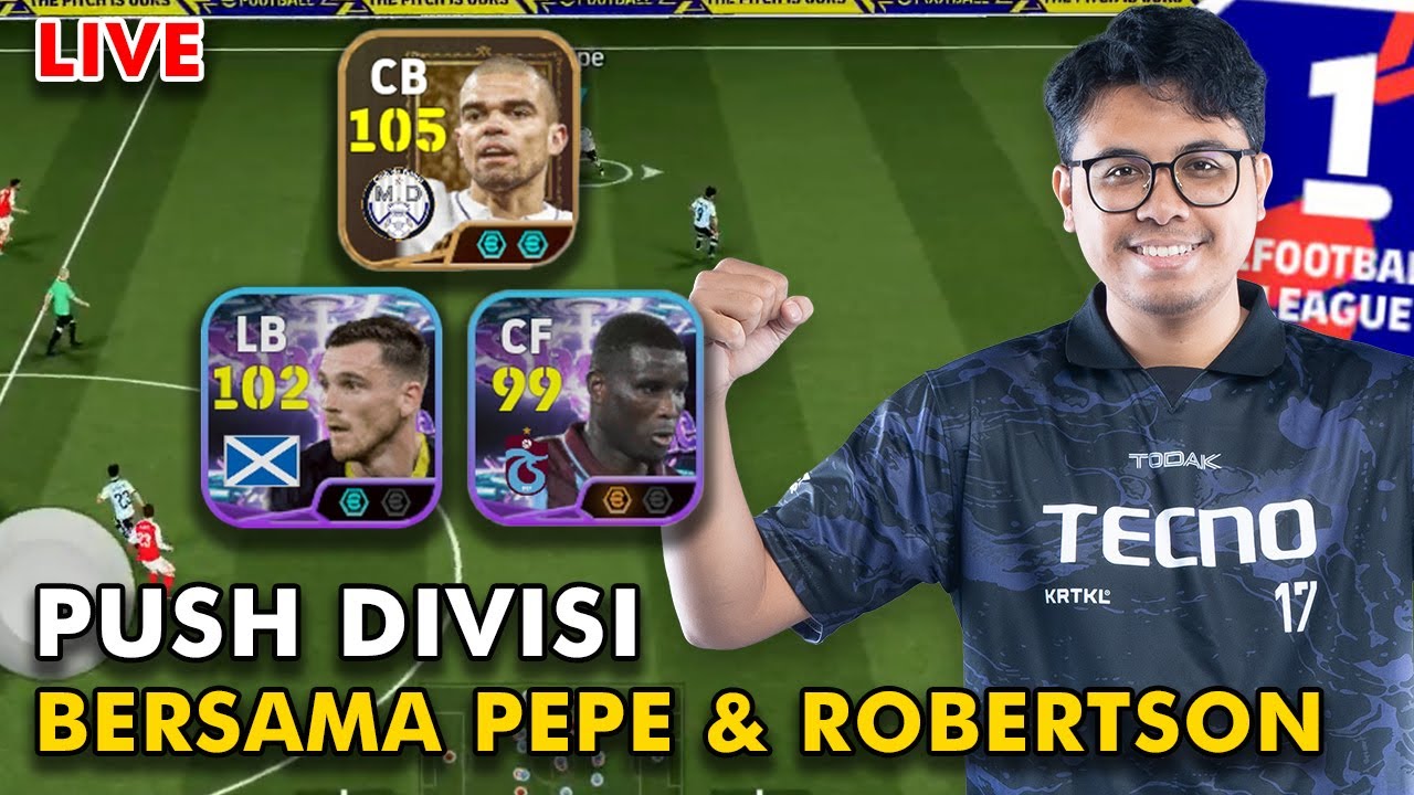 PUSH DIVISI TENGAH MALAM ISINYA PRO PLAYER YA ?? EFOOTBALL MOBILE 2026 ...