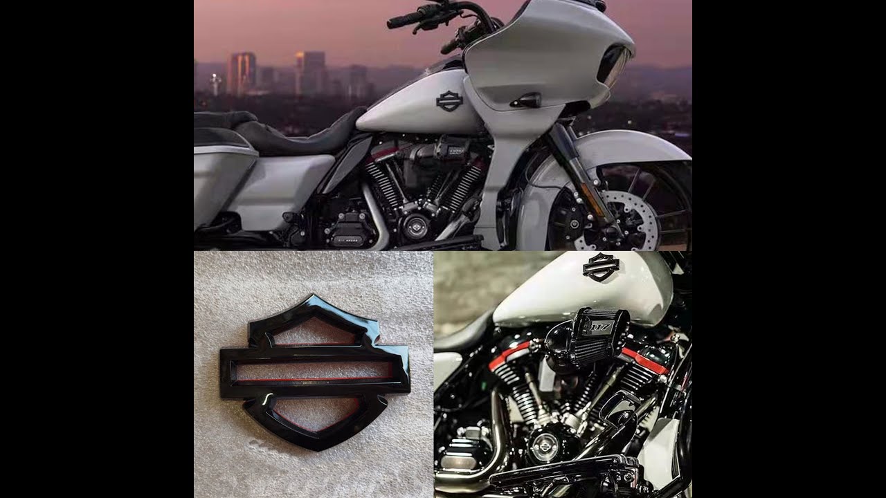 Harley CVO Tank Emblems Badge - YouTube