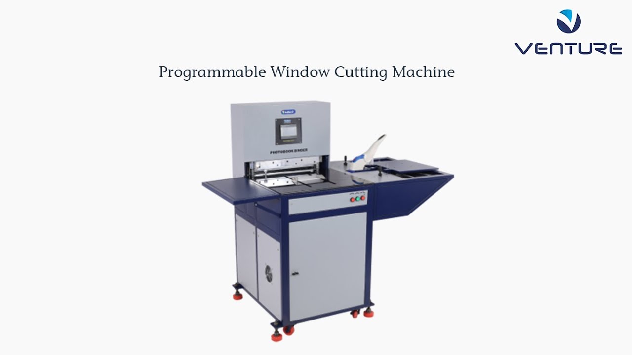3 in 1 Programmable Window Cutting machine with Stapler | Venture ...