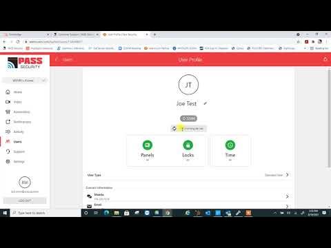 User Code Management | Alarm.com | Add User Codes & Manage Logins - YouTube