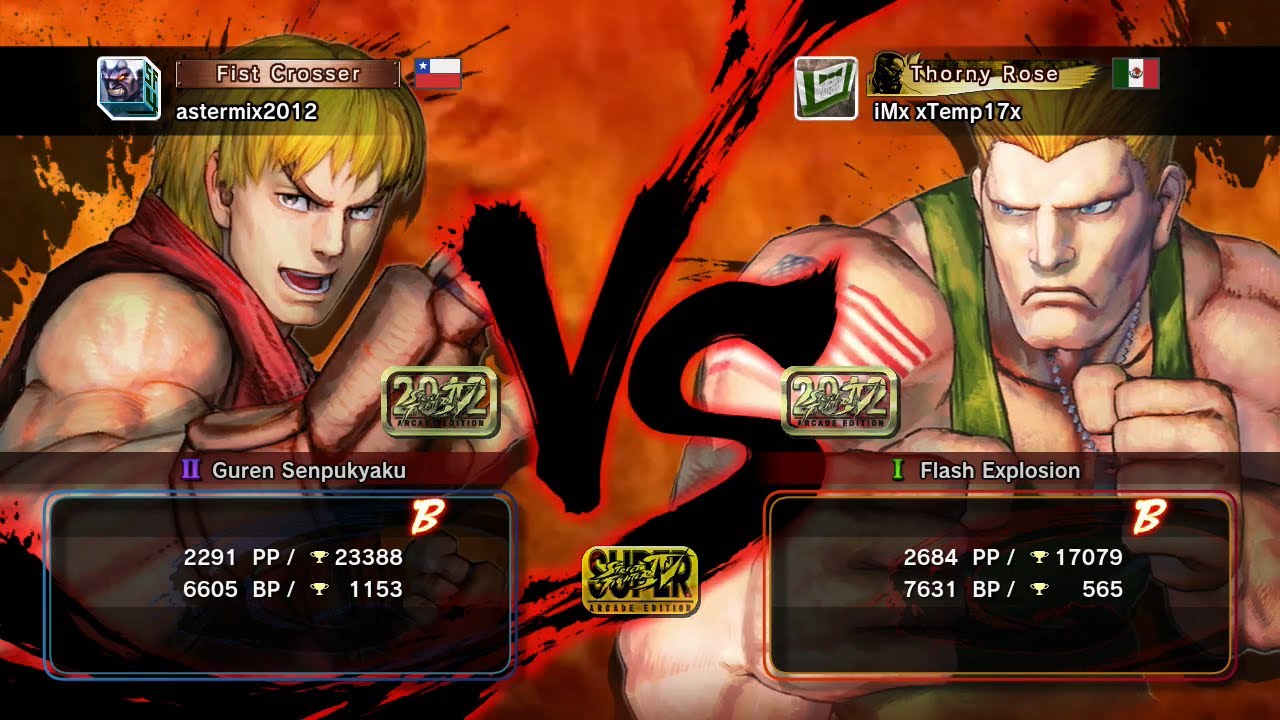 [AE2012] astermix2012 (Ken) vs. iMx xTemp17x (Guile) [Ranked Match ...