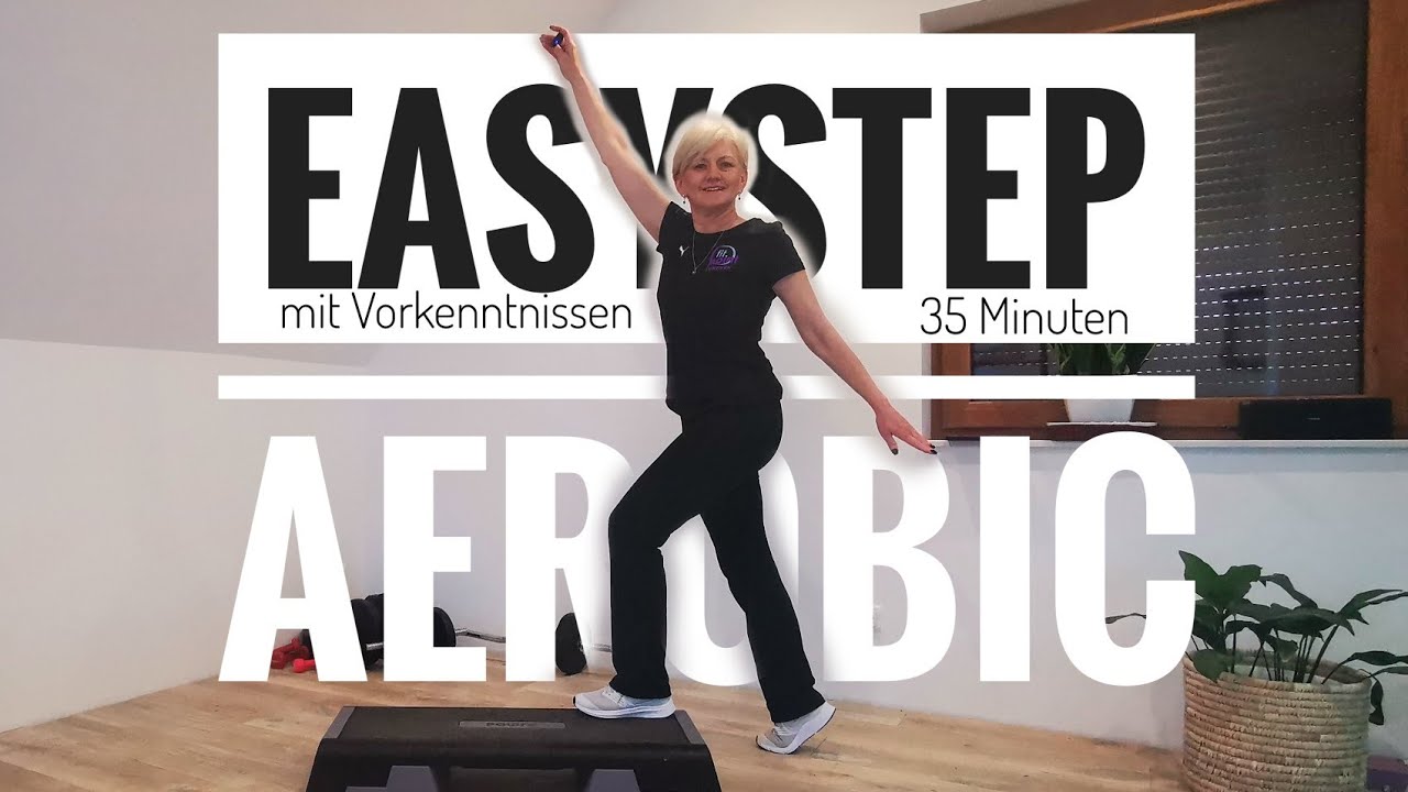 EasyStep Aerobic // mit Vorkenntnissen // Irina Fitpoint // Степ аэробика - YouTube