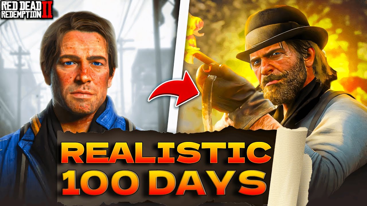 I spent 100 days in REALISTIC RDR 2 - YouTube